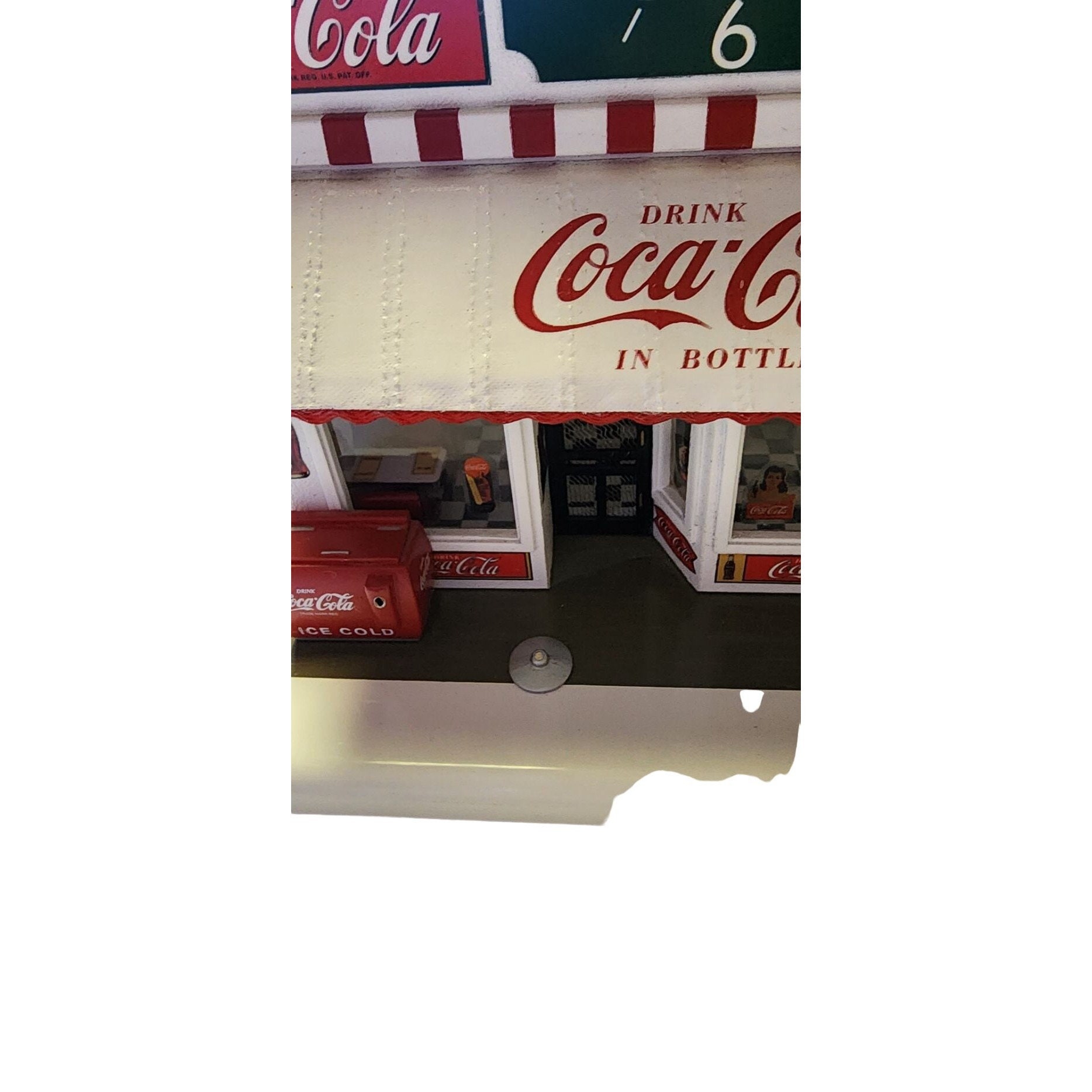 Danbury Mint Coca Cola Lighted Soda Fountain Clock No Power Chord - Etsy