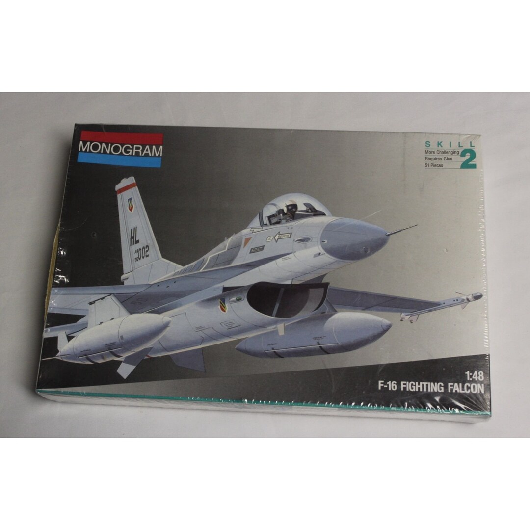 Monogram F-16 Fighting Falcon 5421 Scale 1:48 Aircraft Kit Sealed - Etsy