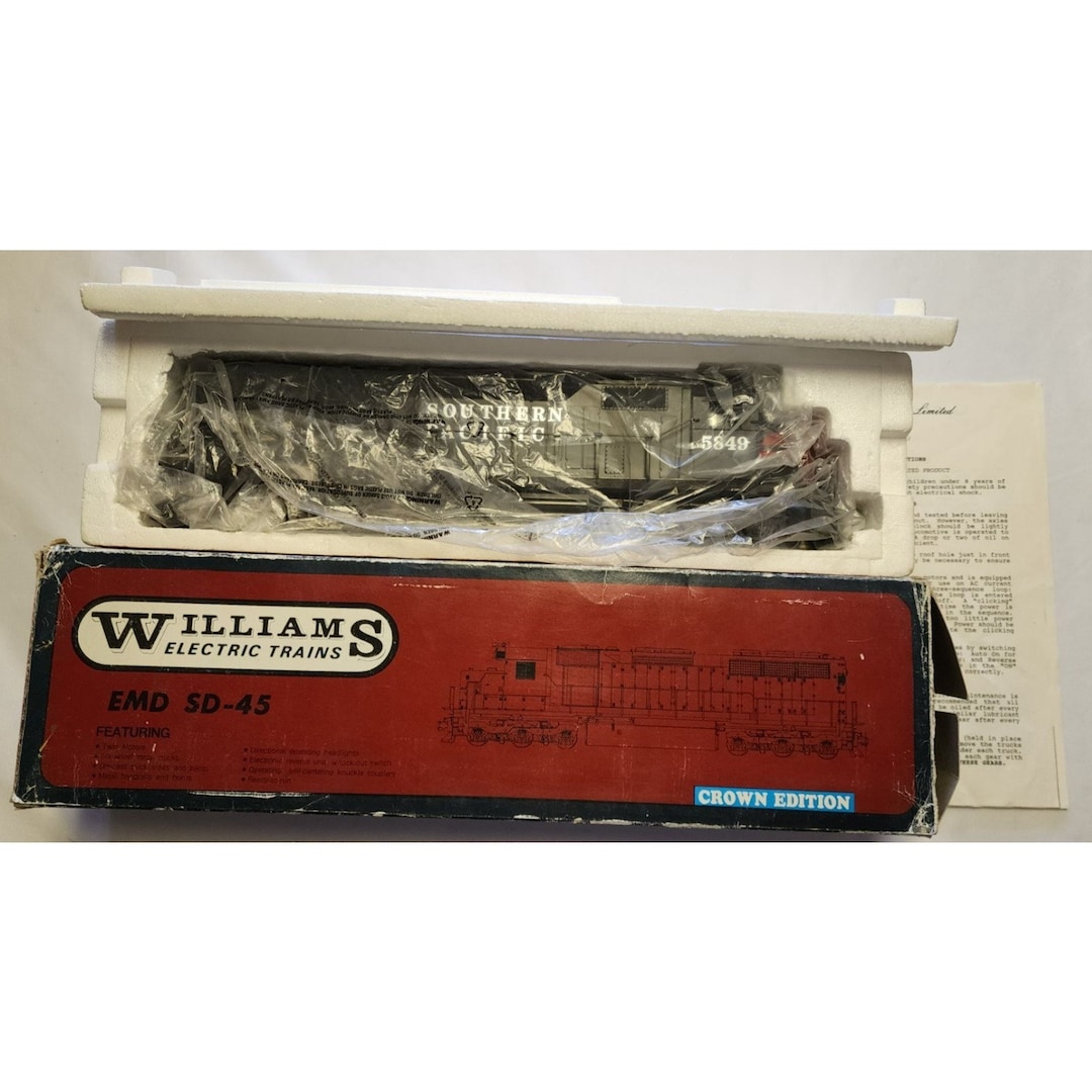 Williams Electric Trains EMD SD-45 Southern Pacific Diesel Engine Crown ...