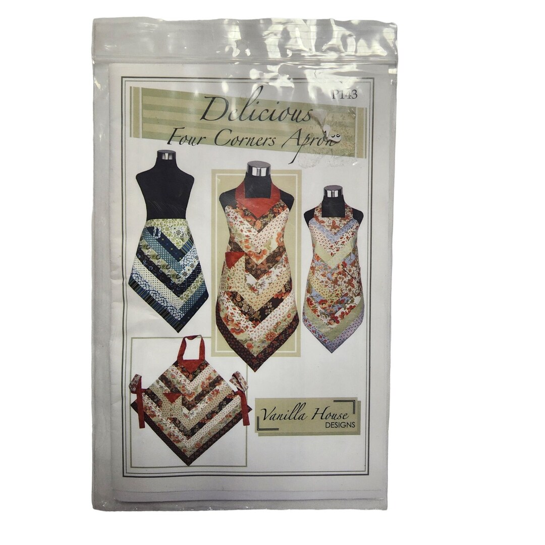 Delicious Four Corners JELLY ROLL Full & Half Aprons UNCUT Vanilla ...