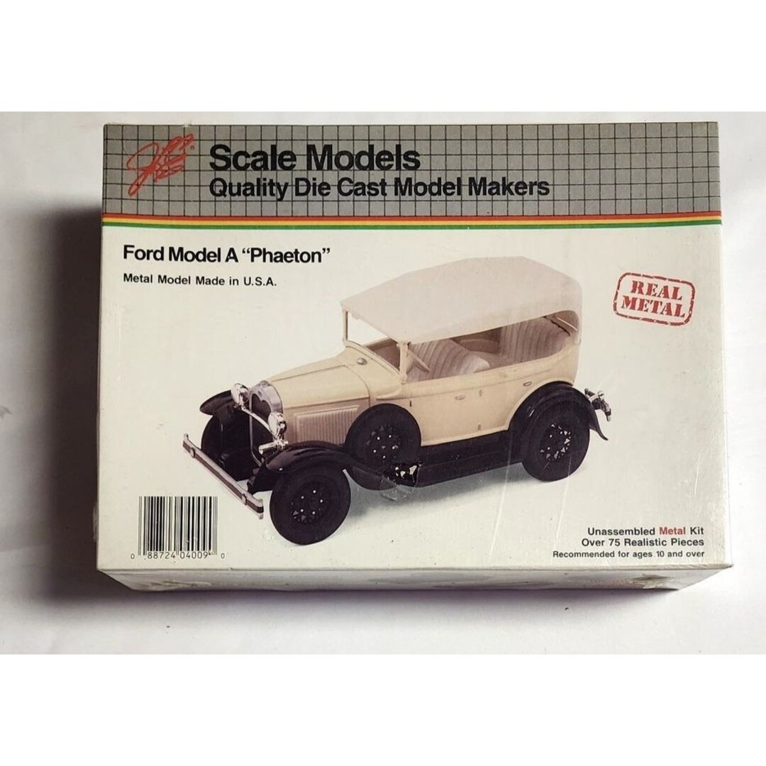 Sealed Vintage Scale Models Metal Ford Model A phaeton Die Cast Kit ...