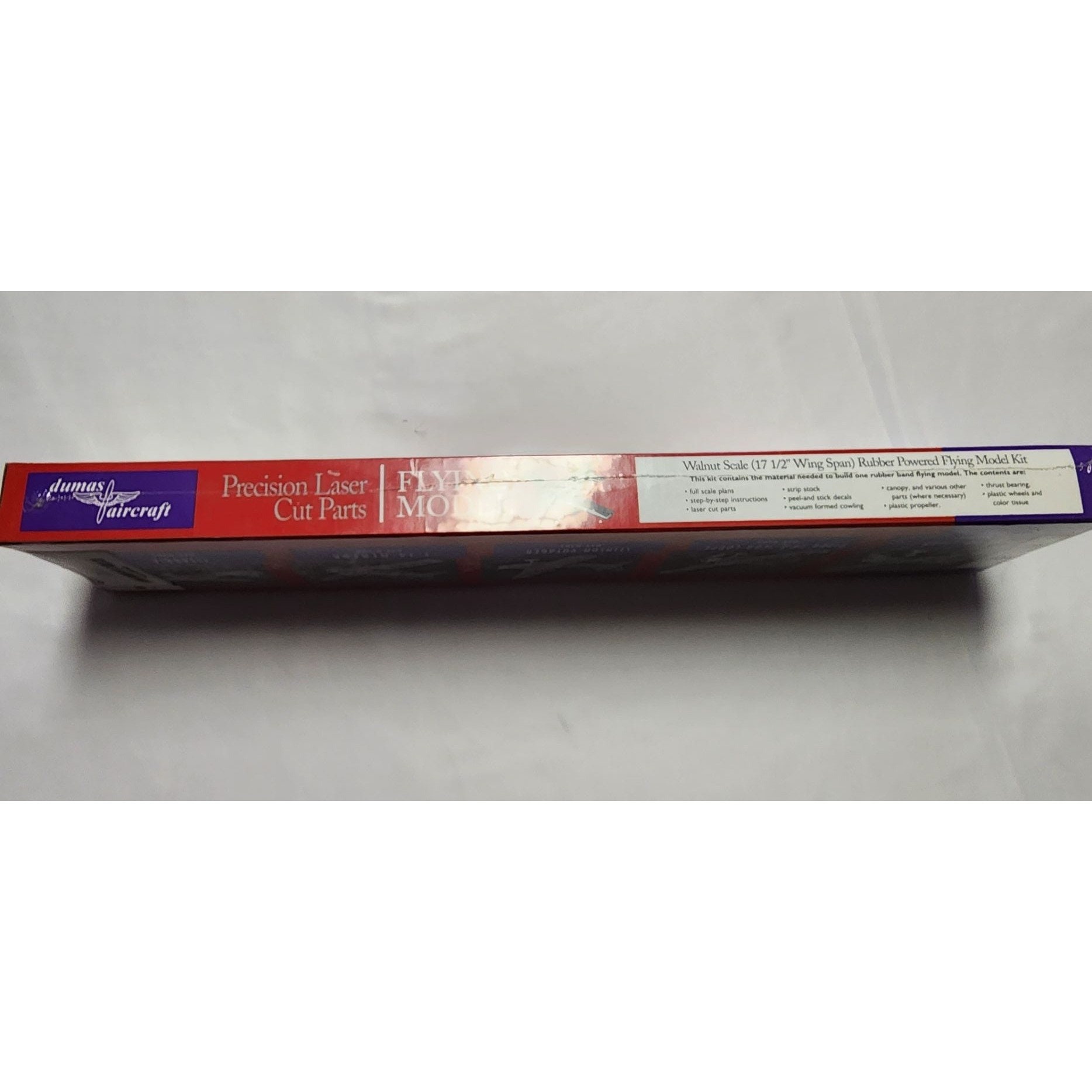 Curtiss P6E Hawk Rubber Band Powered Airplane Kit 17.5" Wingspan Dumas ...