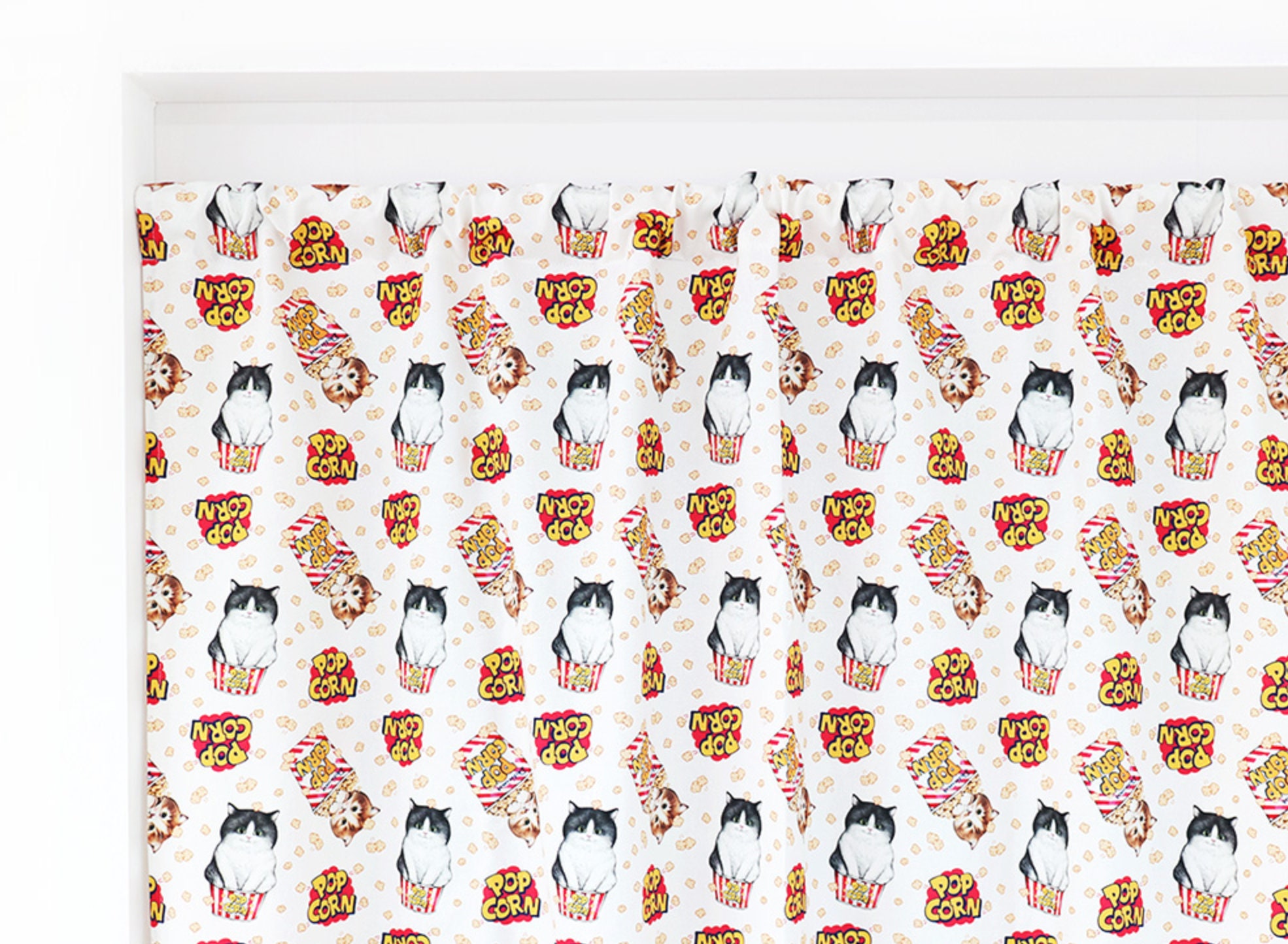 DIY Fabric Popcorn Cat woven Oxford 145x90cm - Etsy