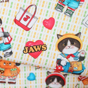 Fabric for Quilting&sewing "jaws's Favorite Things" (woven, Cotton ...