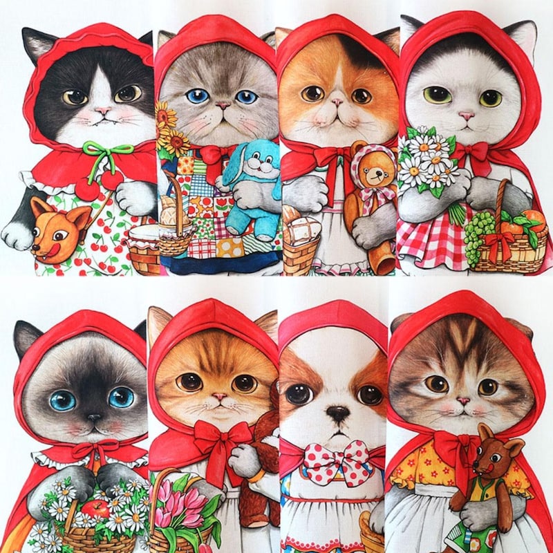Red Riding Hood Pillows - Etsy