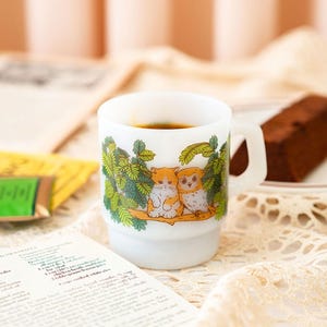 Milk Glass - CATS (3 Kinds, 8oz) - Etsy