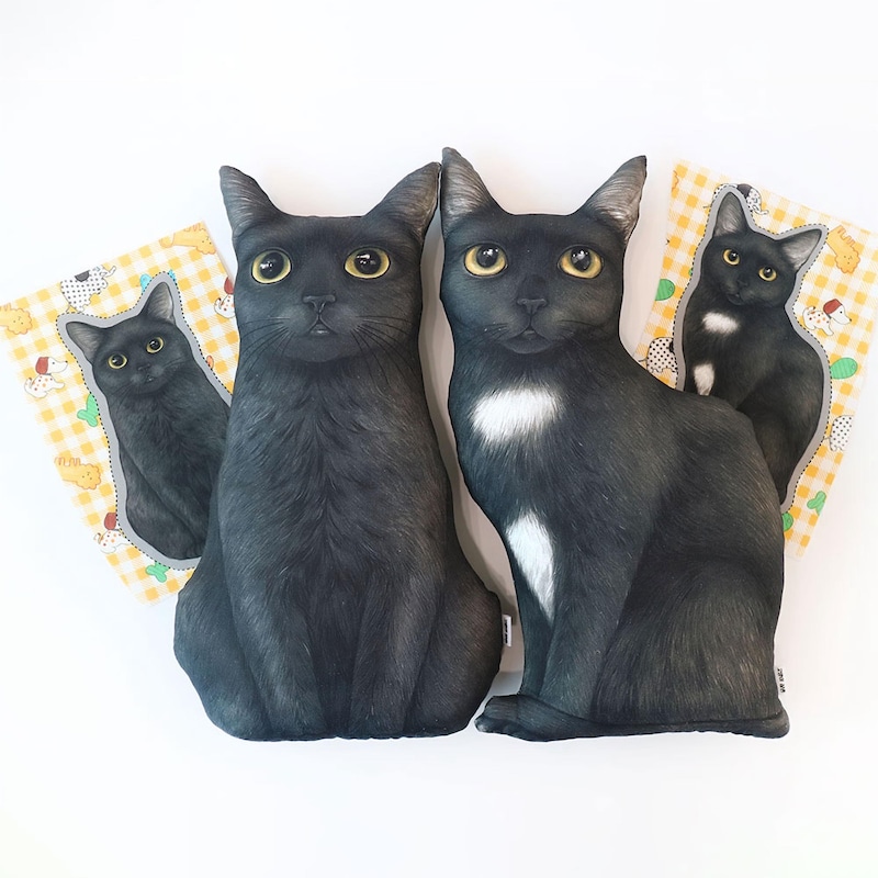 Tuxedo Cat Fabric Panels - Etsy