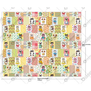 Fabric for Quilting&sewing "together" (woven, Cotton 100%, 110x90cm) - Etsy