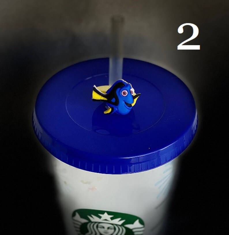 Finding Nemo Straw Toppers Nemo Dory Squirt Seagulls | Etsy