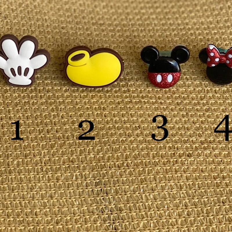 Mickey Mouse Straw Topper - Etsy