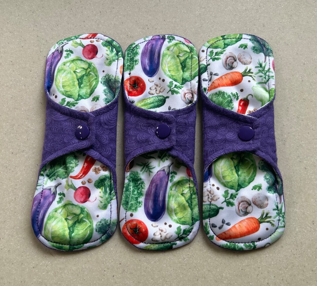 Cloth Pads • Reusable Cloth Menstrual Pads • Organic Bamboo Cotton Core ...