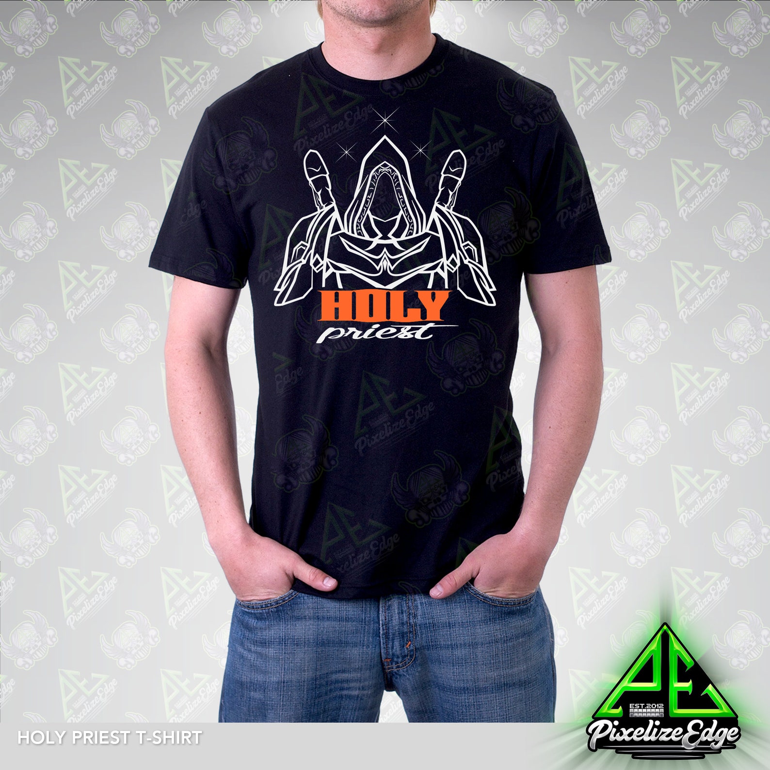 Holy Priest T-shirt by Pixelize Edge World of Warcraft - Etsy