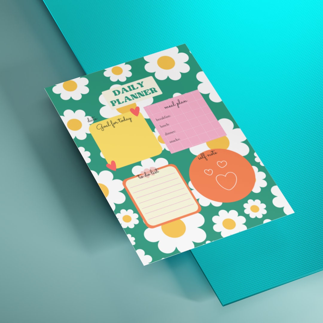Daisy Daily Planner - Etsy