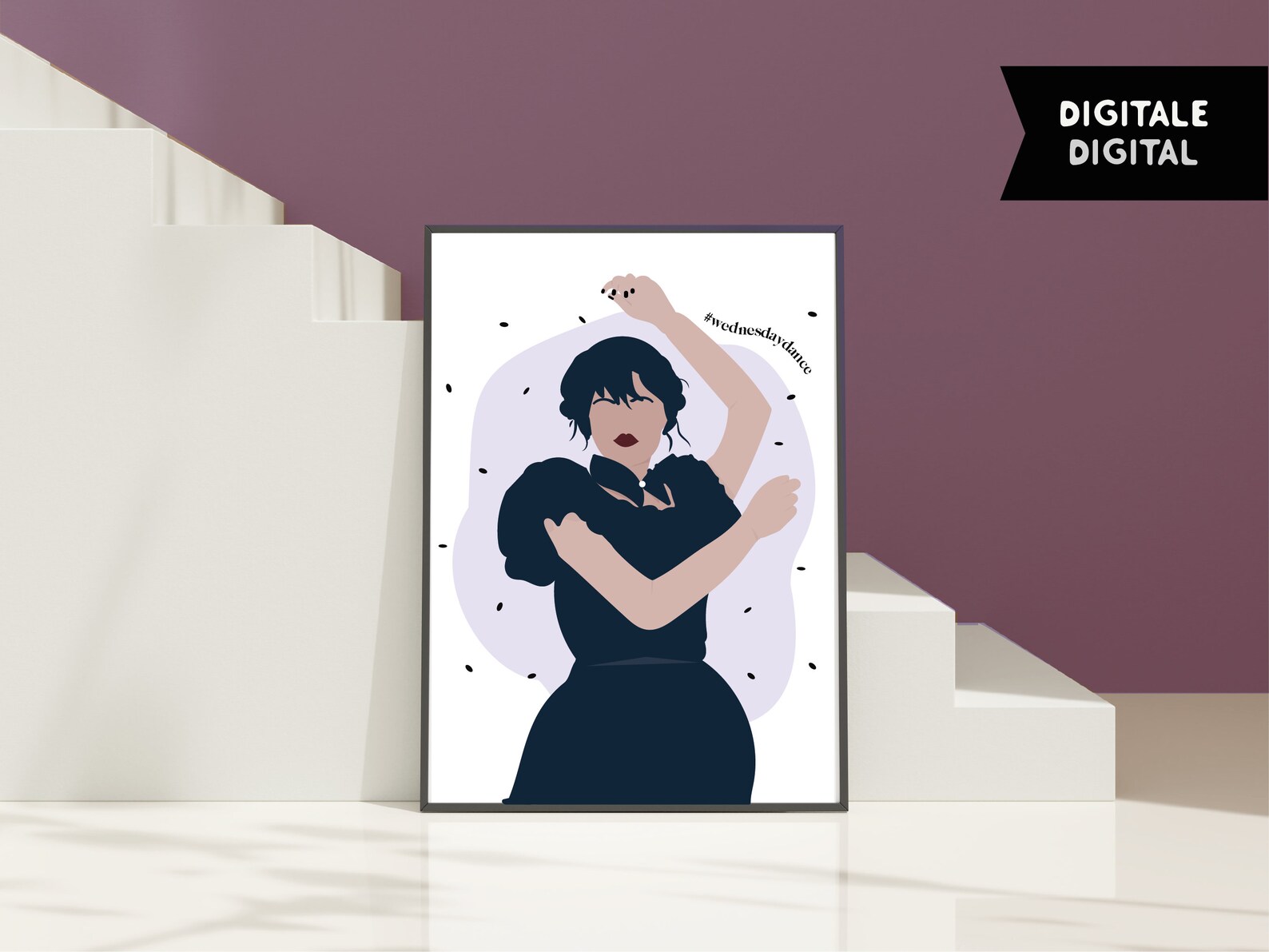 Wednesday Addams Printable Poster With wednesdayaddams - Etsy