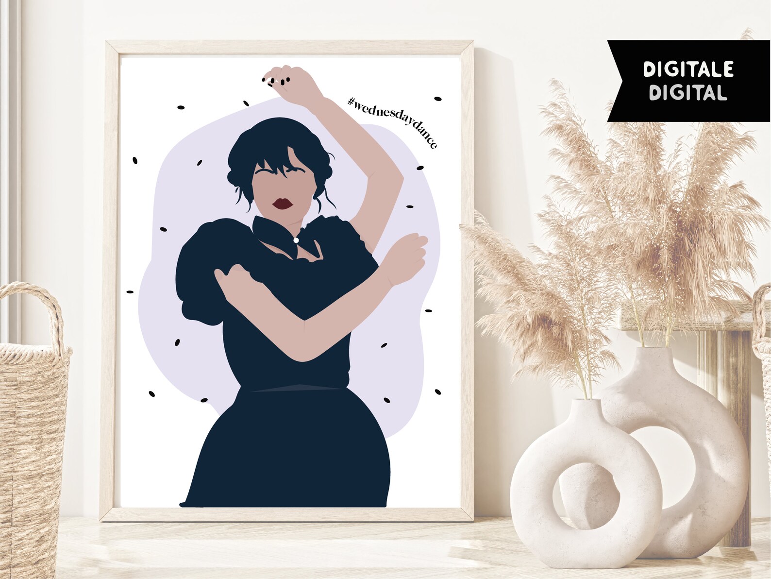 Wednesday Addams Printable Poster With wednesdayaddams - Etsy