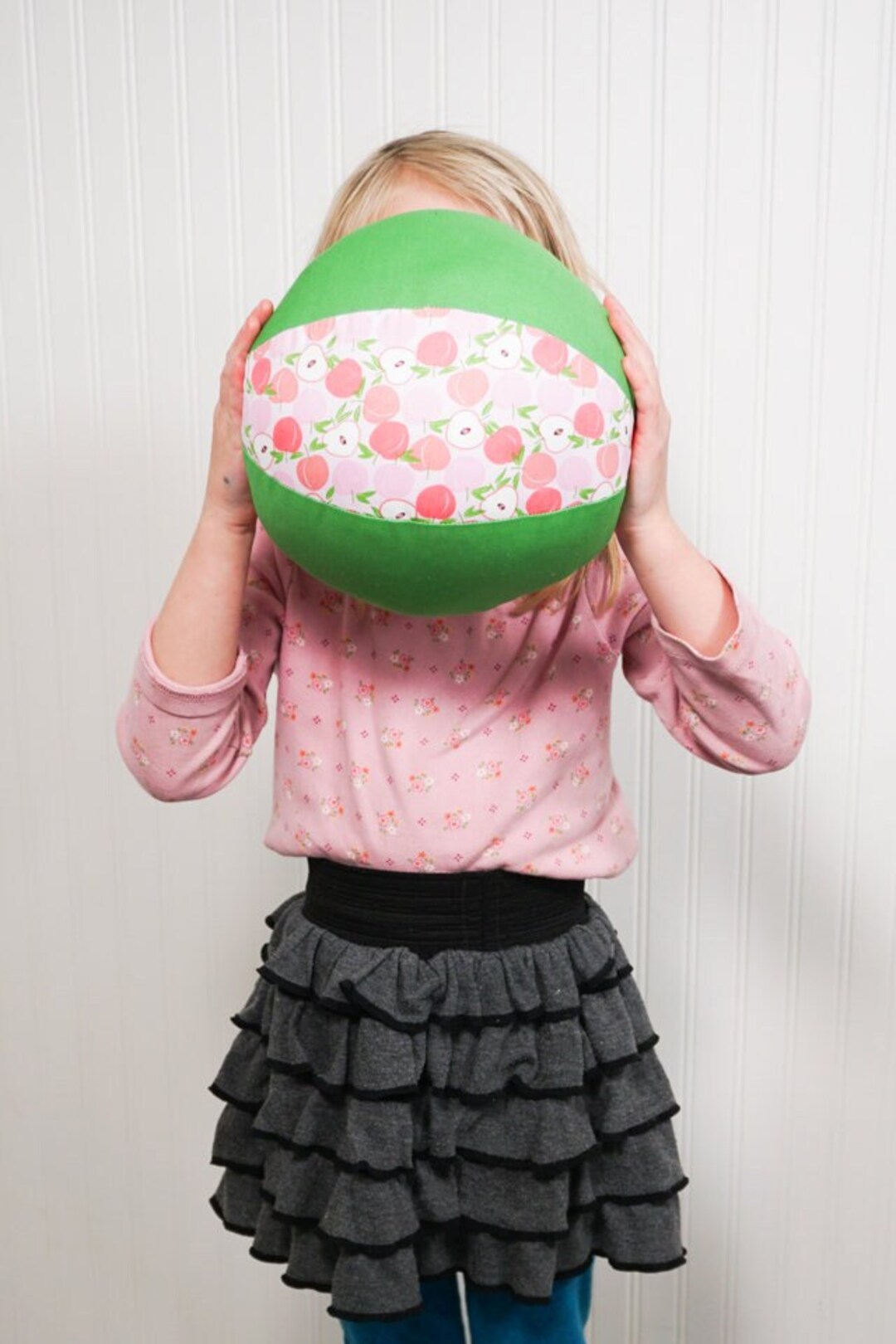 Fabric Ball Sewing Pattern and Tutorial DIY Ball PDF Downloadable ...