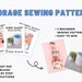 Organization PDF Sewing Pattern Bundle - Beginner Sewing Project ...