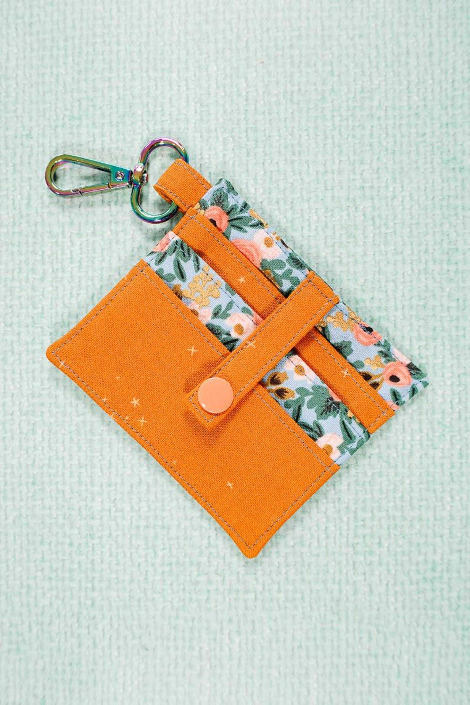 Keychain Card Wallet Sewing Pattern: Beginner PDF Project (digital ...