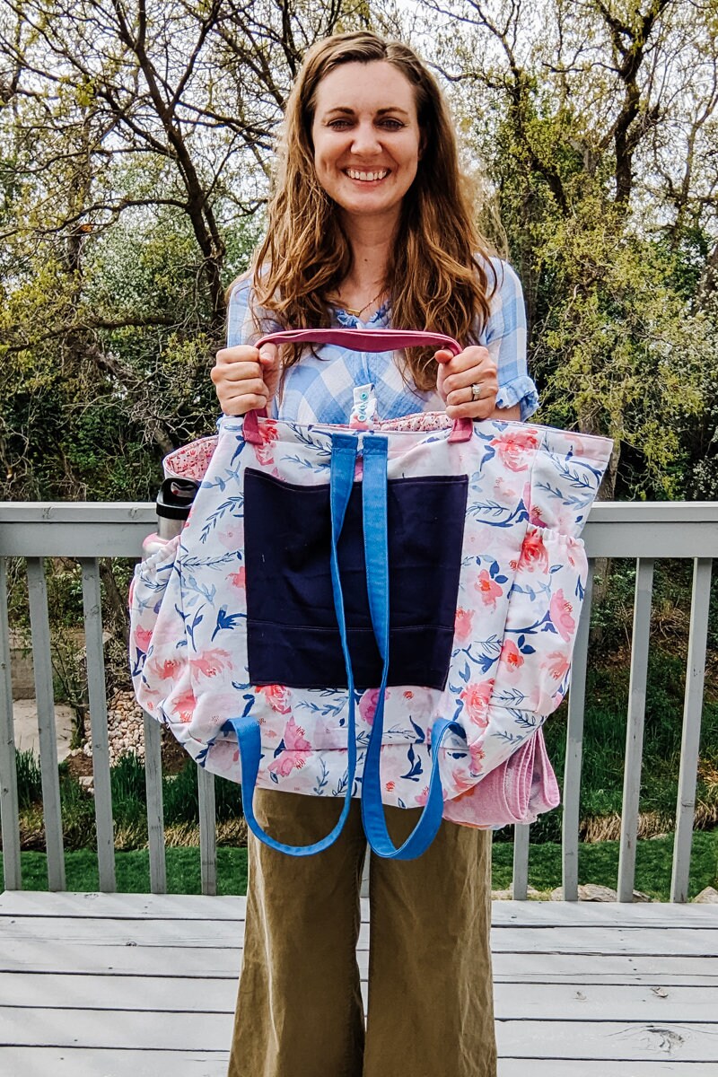 DIY Beach Tote Sewing Pattern – Pool Bag With Pockets (PDF Pattern) - Etsy