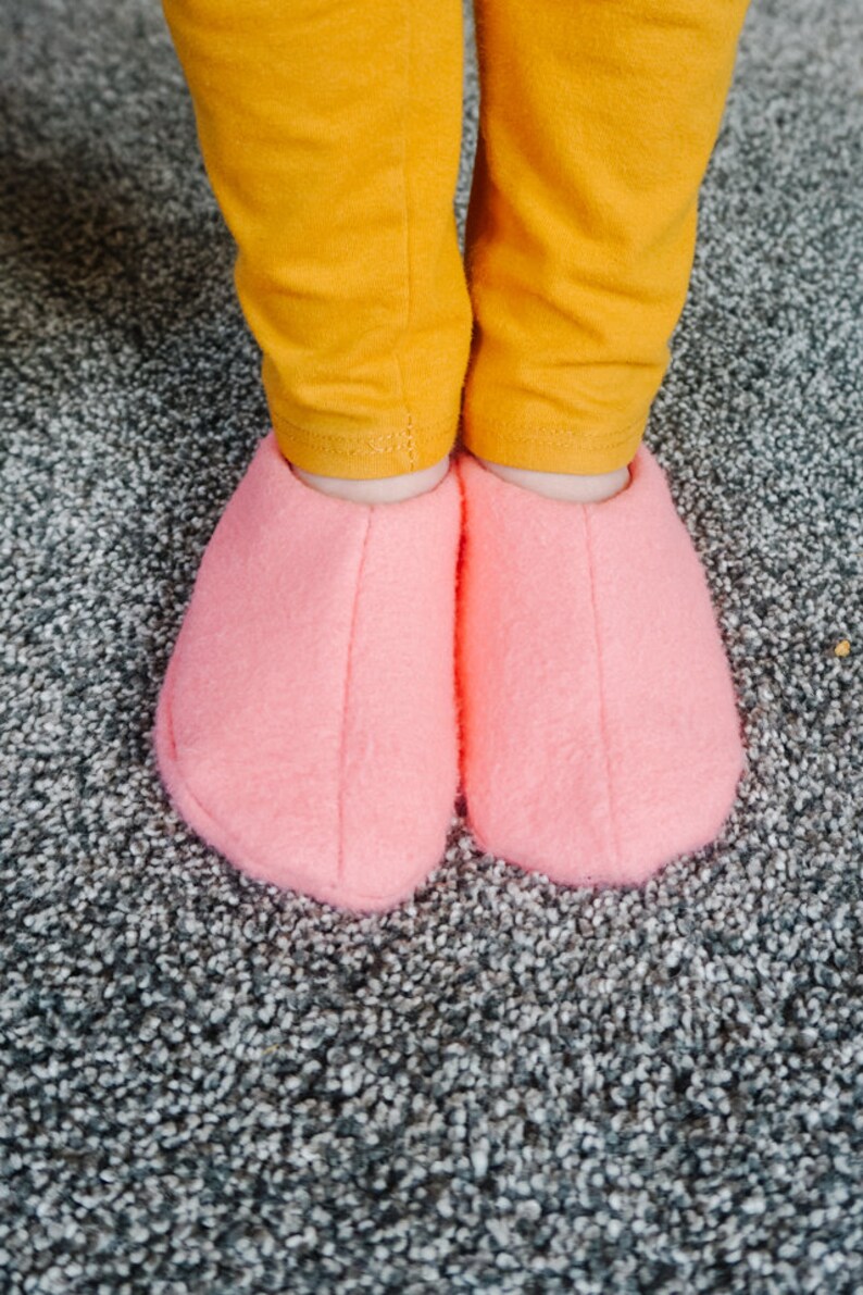 Child Slipper Sewing Pattern PDF: Fleece Shoes, Sizes 10/11-5 (digital ...