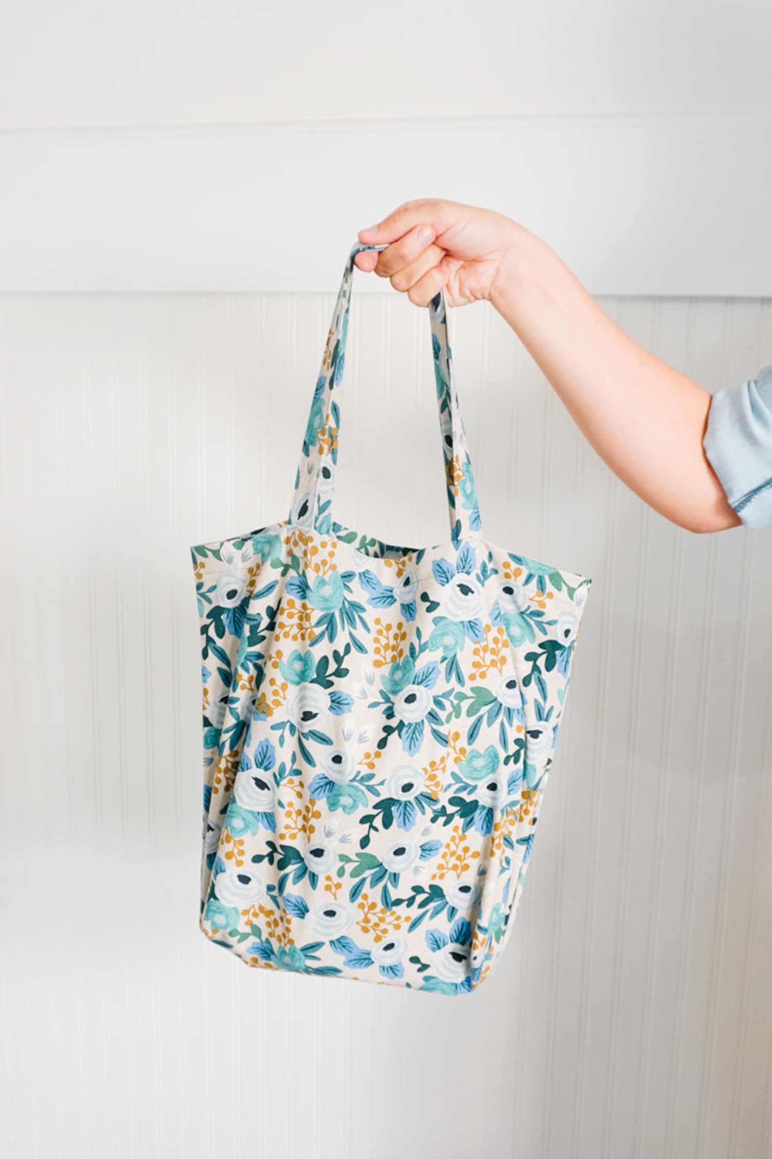 Tote Bag PDF Sewing Pattern Downloadable Beginner Sewing - Etsy