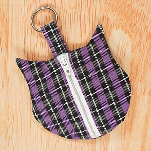 Cat Shaped Zipper Pouch Sewing Pattern and Tutorial - PDF Downloadable ...