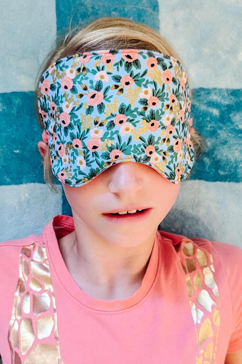 Sleep Mask PDF Sewing Pattern: Beginner Project (digital Download) - Etsy