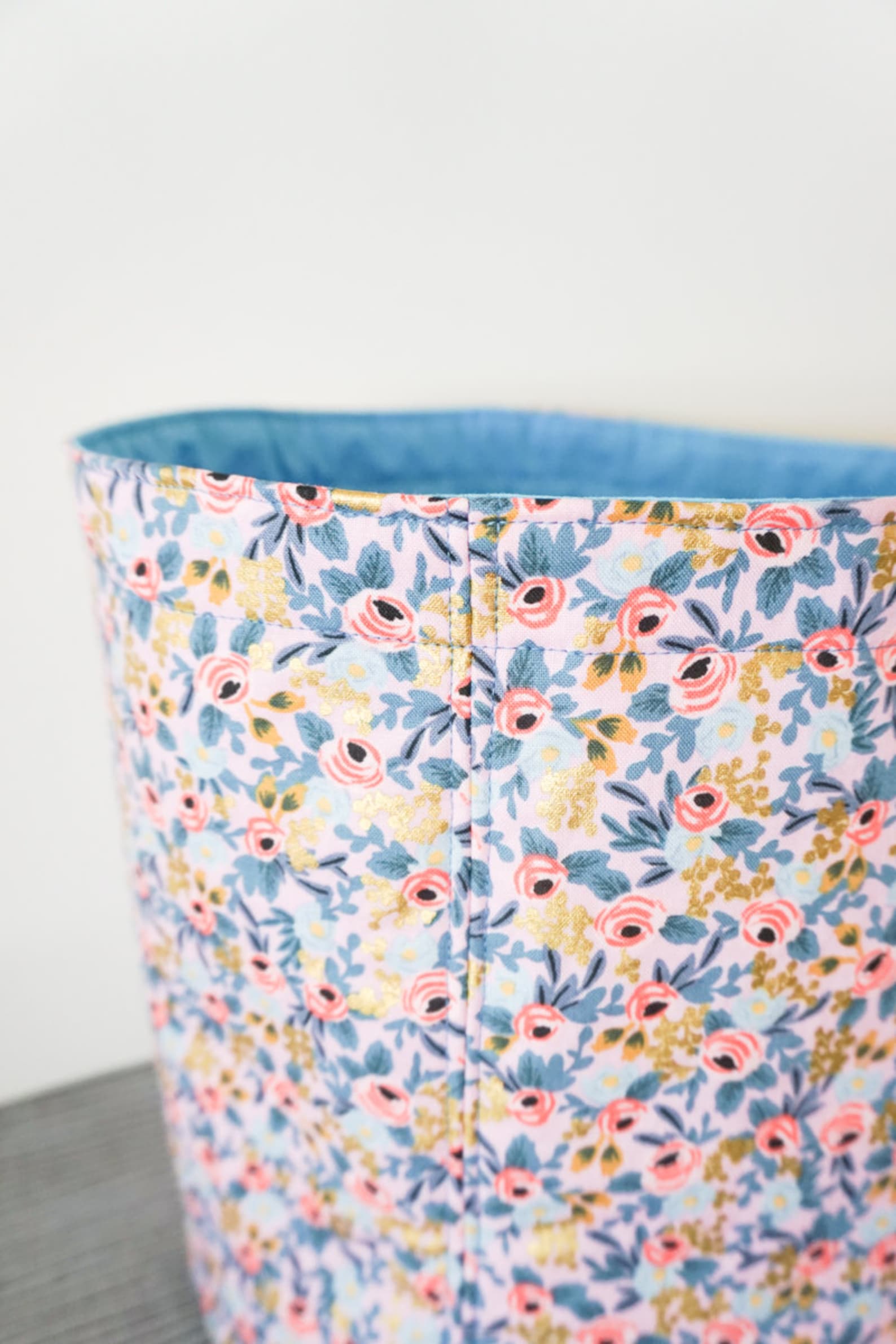 Fabric Basket PDF Sewing Pattern Downloadable Basket for - Etsy