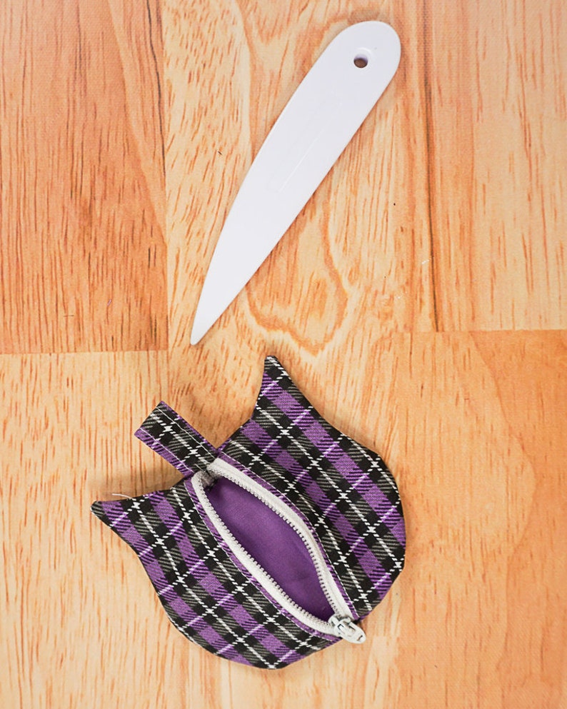 Cat Shaped Zipper Pouch Sewing Pattern and Tutorial PDF - Etsy