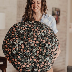 DIY Floor Pouf Sewing Pattern: Home Decor Ottoman (PDF Download) - Etsy
