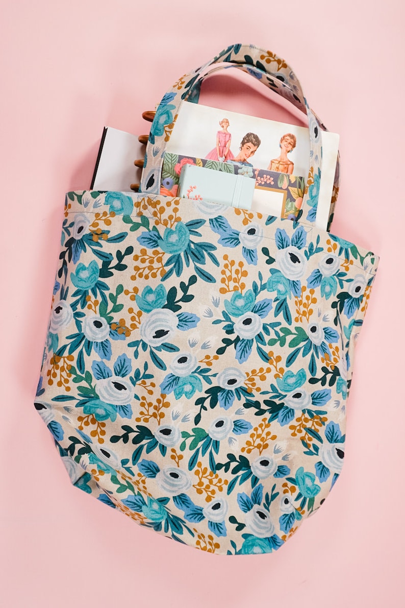 Tote Bag PDF Sewing Pattern Downloadable Beginner Sewing - Etsy Tote Bag PDF Sewing Pattern Downloadable Beginner Sewing - Etsy