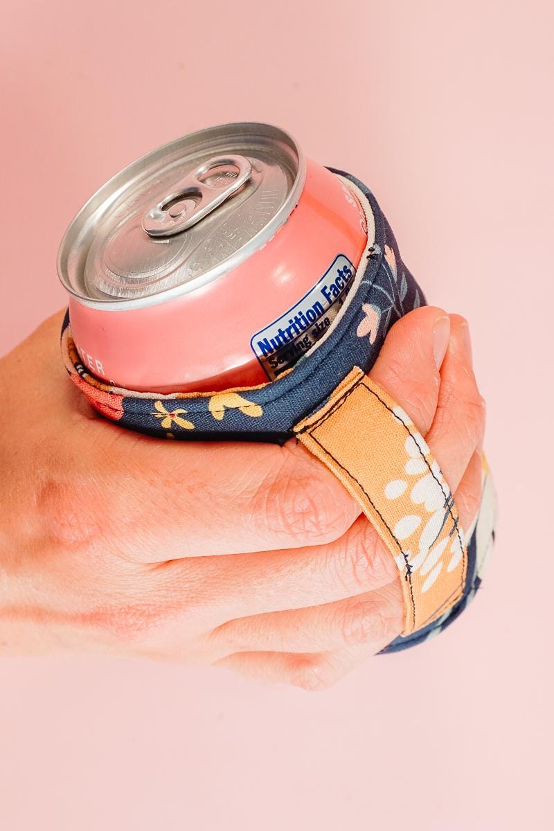 Soda Can Cozy Sewing Pattern: Beginner Summer Project (PDF Pattern) - Etsy