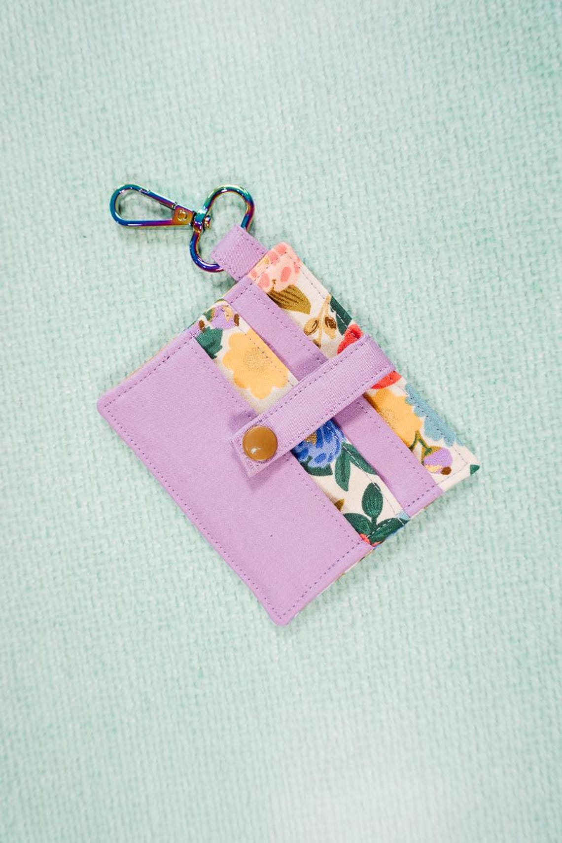Keychain Card Wallet Sewing Pattern: Beginner PDF Project (digital ...