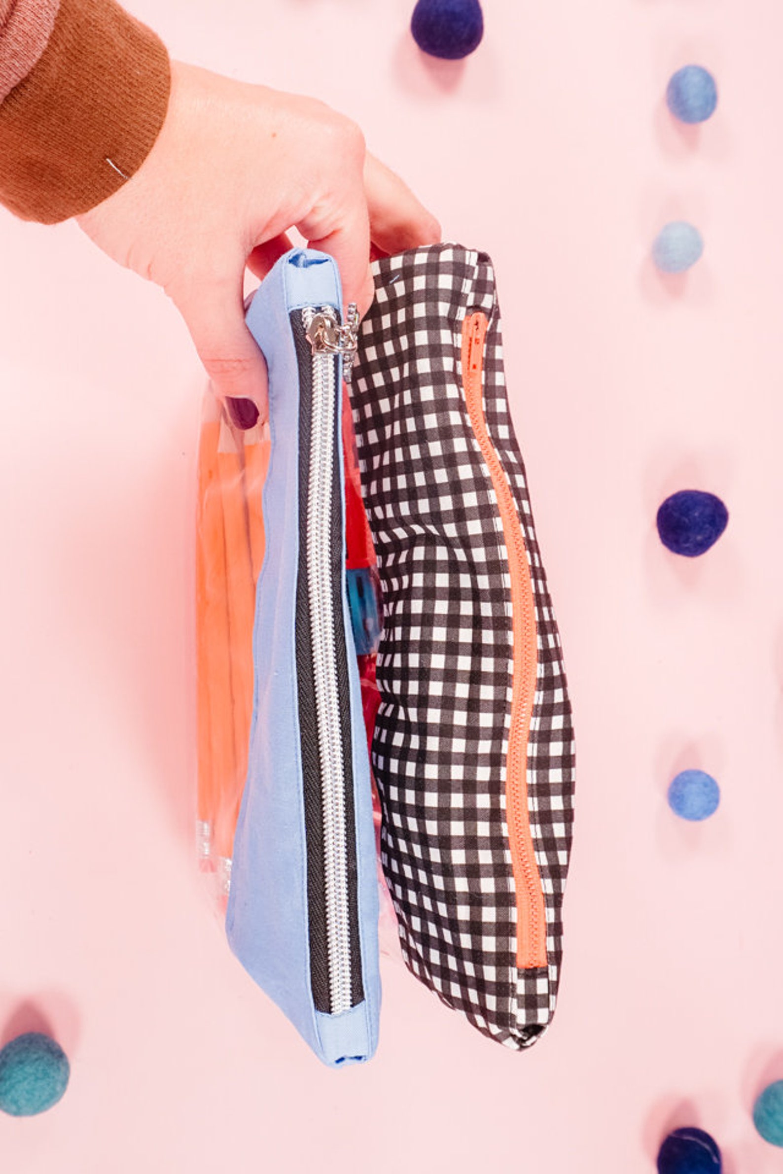 Clear Vinyl Zipper Pouch Sewing Pattern: Beginner Project (PDF Pattern ...