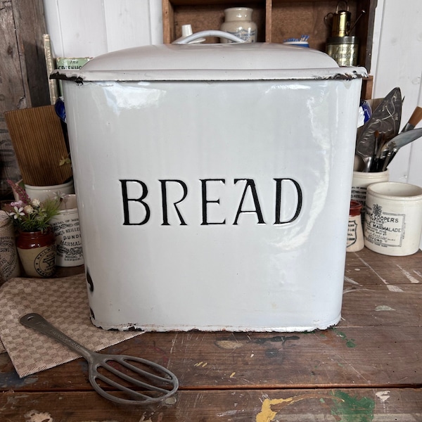 Vintage Bread Box - Etsy
