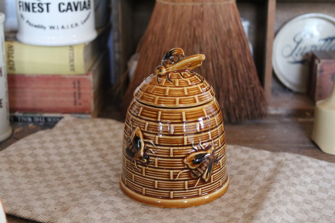 Vintage Honey Bee Honey Pot Vintage Honey Pot Vintage Kitchen Decor ...