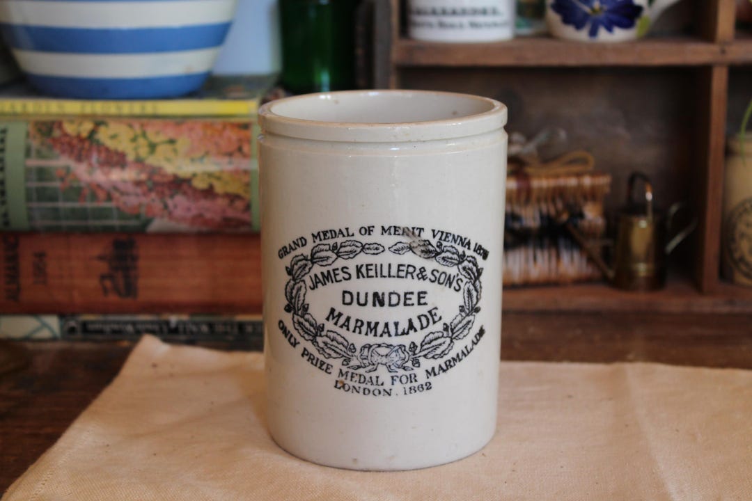 Large Antique Jar, Marmalade Jar, Large Dundee Marmalade 2lb, Antique ...
