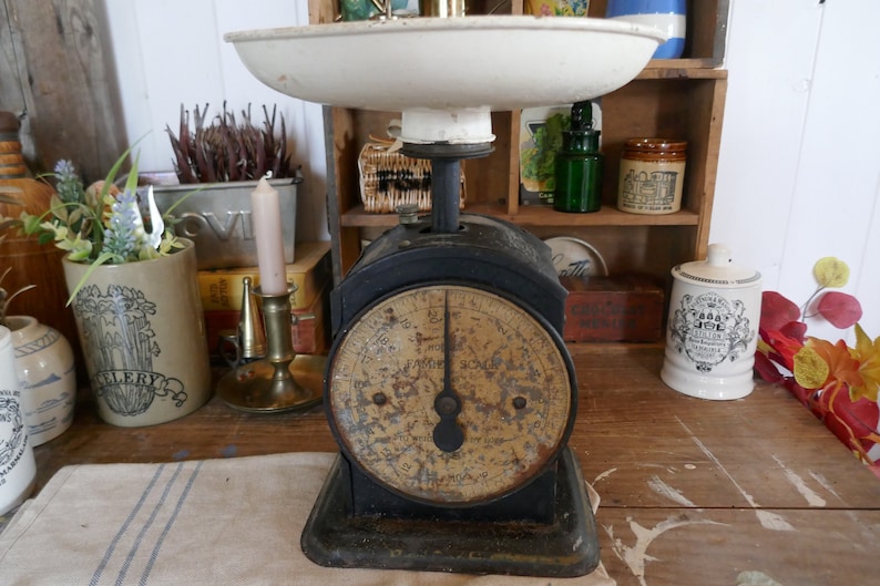 Vintage Scale rare Hughes Salter Scale Rustic Scale - Etsy