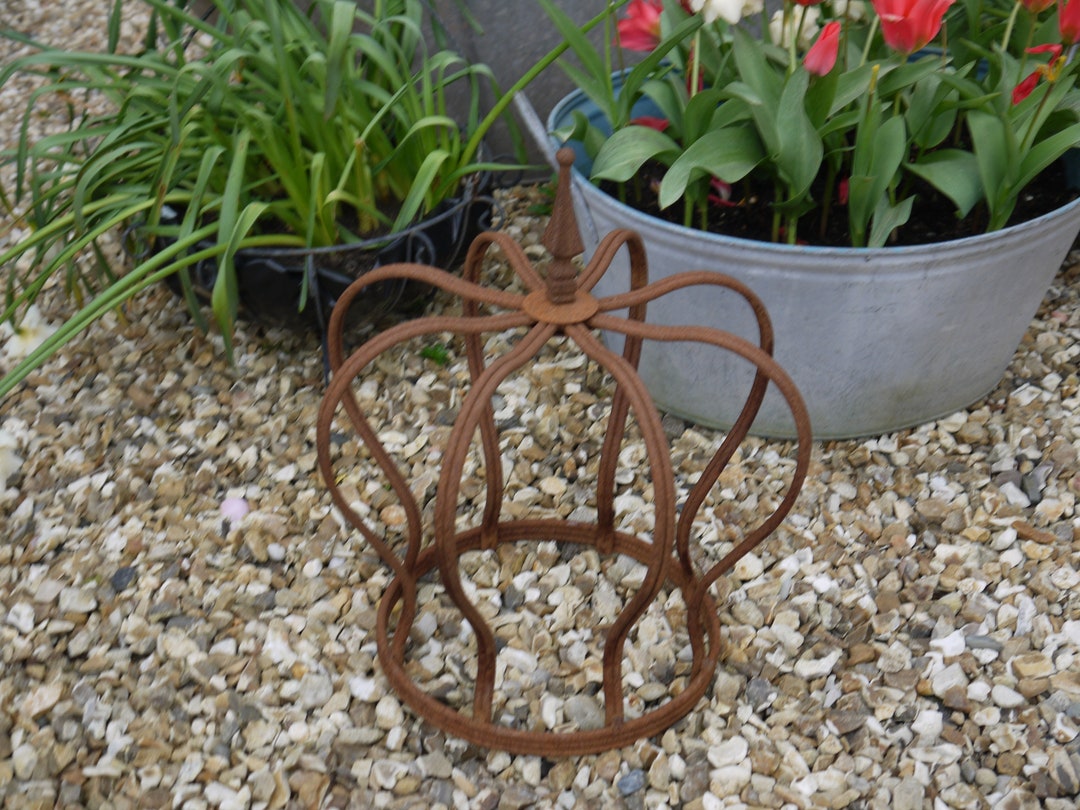 Rustic Crown Rustic Garden Crown Rustic Garden Decor Garden Ornament ...