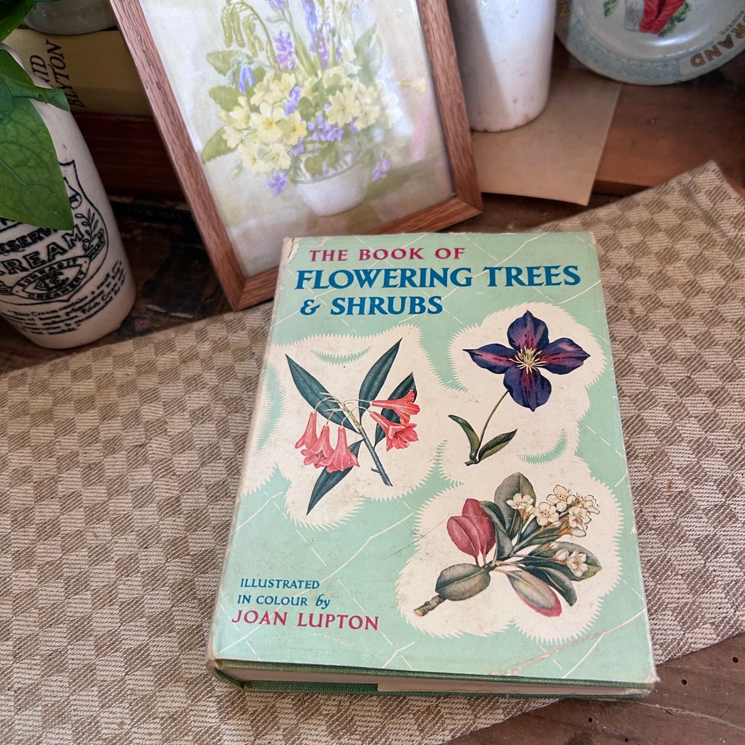 Antique Flower Book, Flower Book, Nature Book, Vintage Nature Book ...