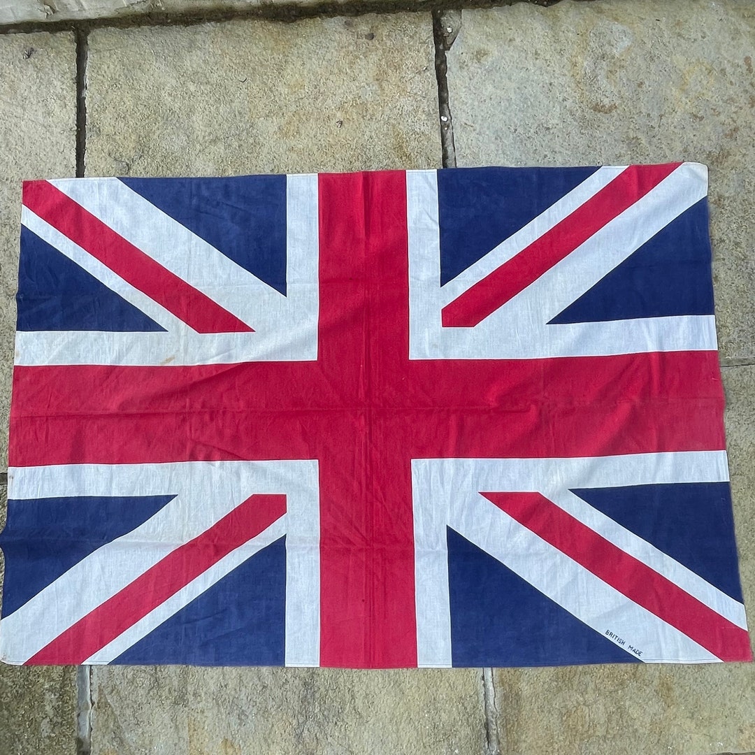 Vintage Union Jack Flag - Decorative Union Jack - British Flag ...