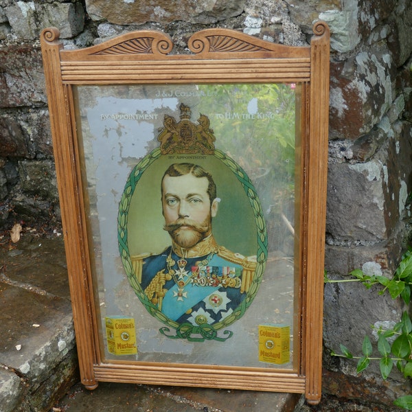 Antique Advertising Mirror - Etsy