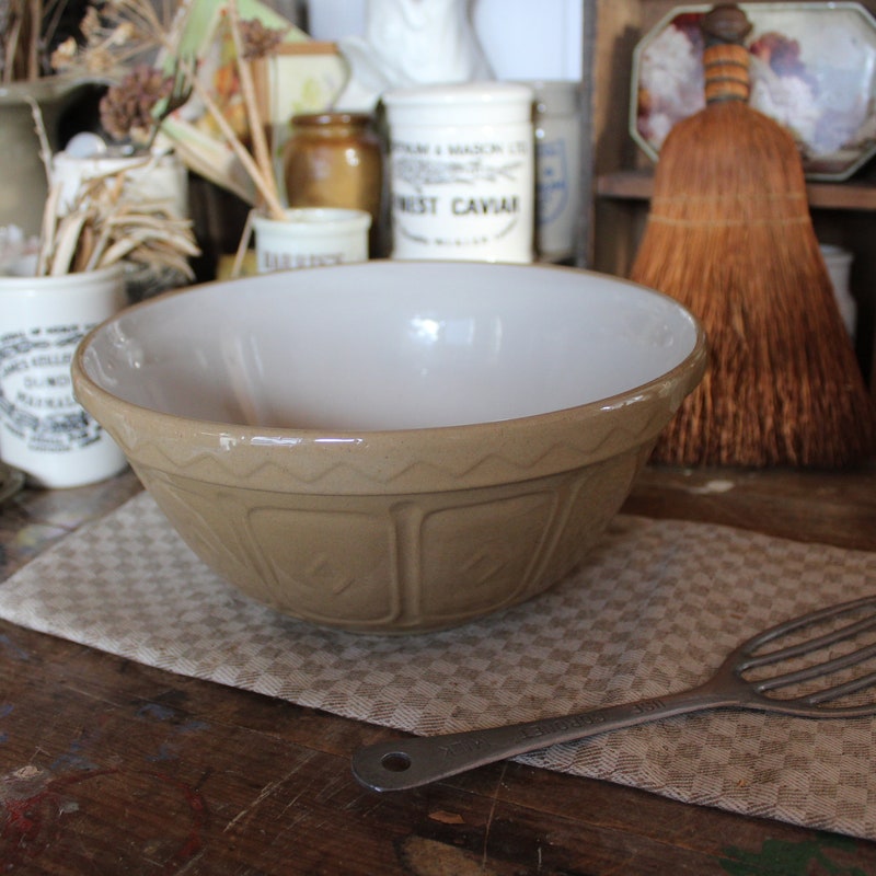 Stoneware Mixing Bowl - Etsy