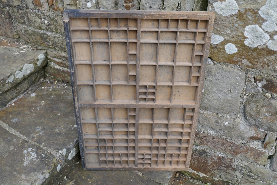French Vintage Print Tray - Vintage Print Tray - Vintage Tray - Print ...