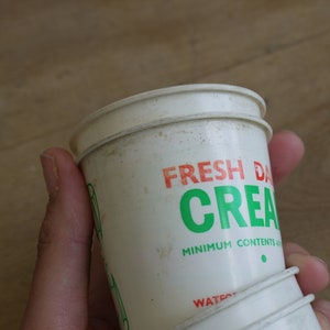 Vintage Dairy Pot - Vintage Cream Pot - Antique Advertisingt - Dairy ...
