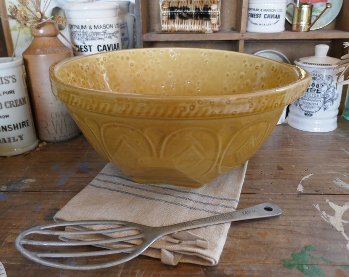 Vintage Mixing Bowl - Stoneware Mixing Bowl - Vintage English Mixing ...