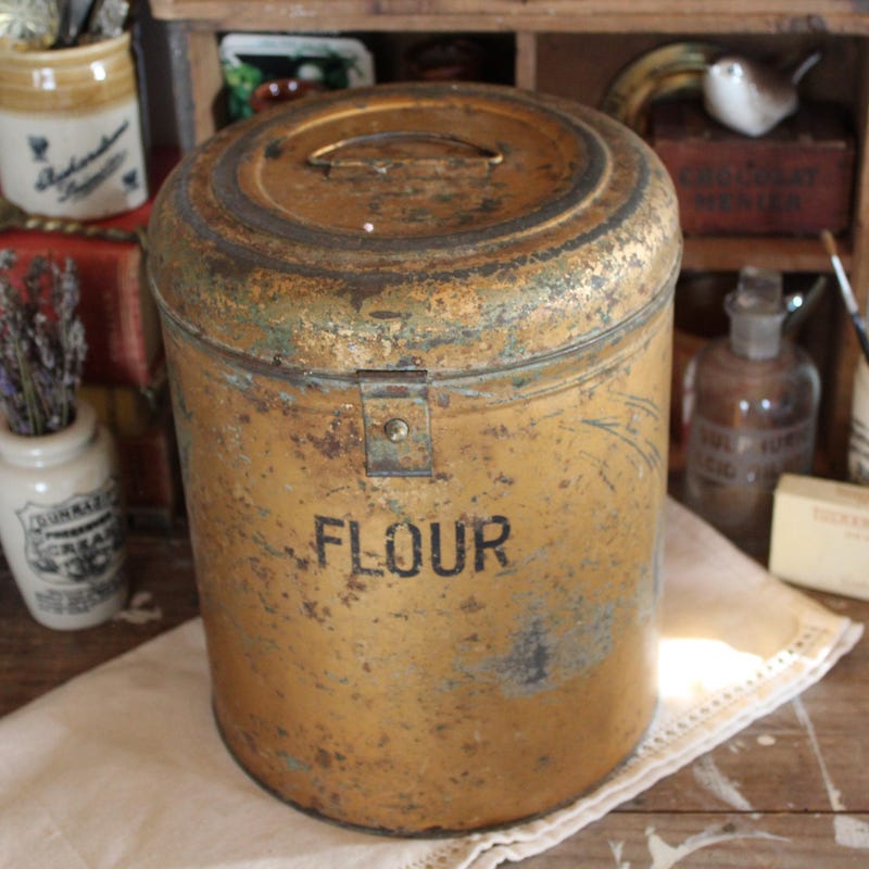 Flour Tin - Etsy