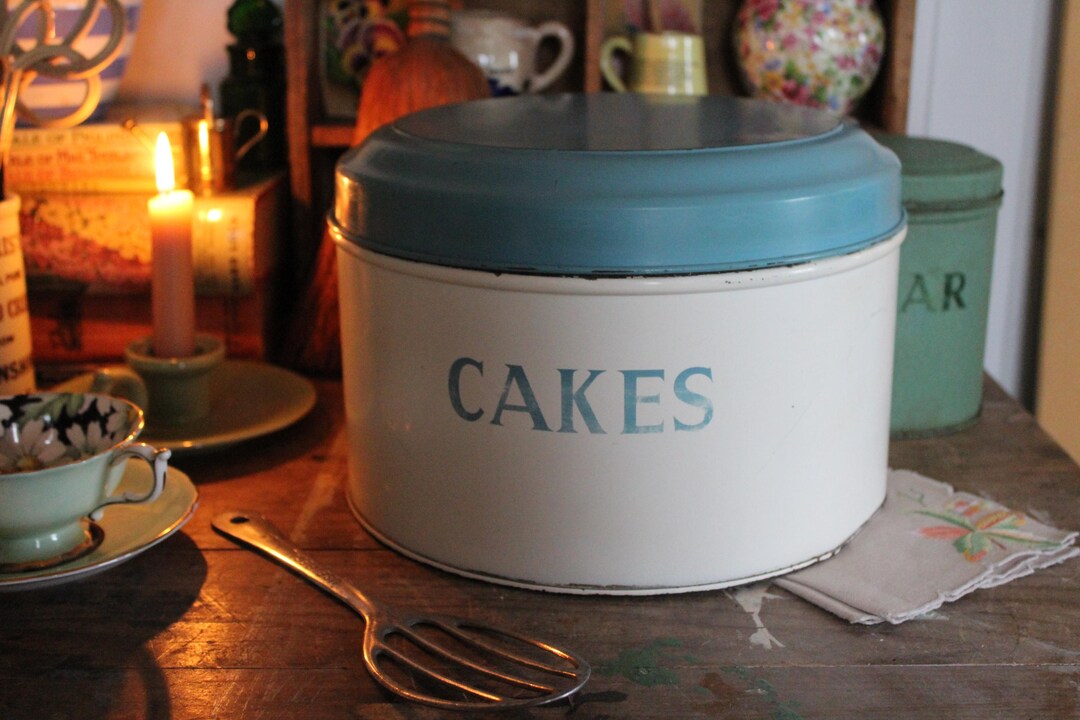 XL Vintage Tala Cake Tin: 1950s Kitchen Storage - Etsy
