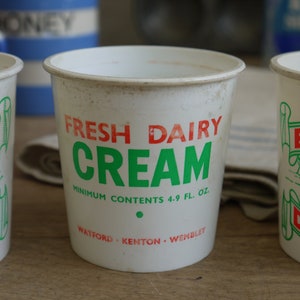 Vintage Dairy Pot - Vintage Cream Pot - Antique Advertisingt - Dairy ...