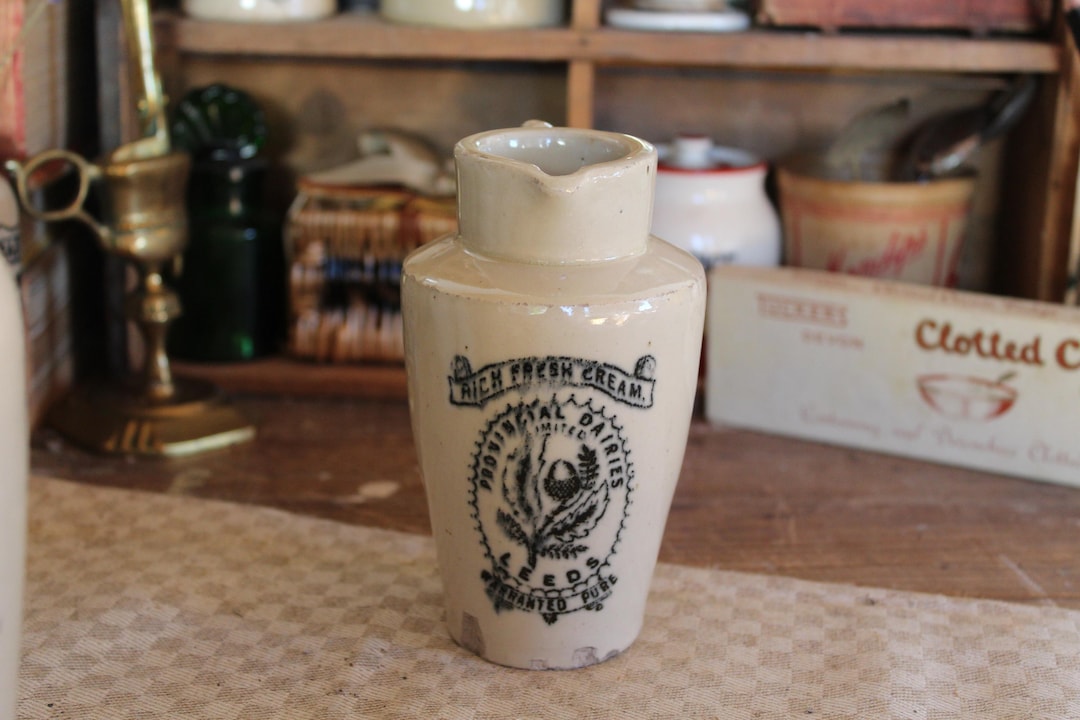 Rare Jug Shape Vintage Dairy Cream Pot, Dairy Cream Pot, Antique ...